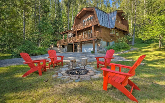 'wild Huckleberry Cabin' in Alpine: Fire Pit, Deck in Alpine — Book now ...