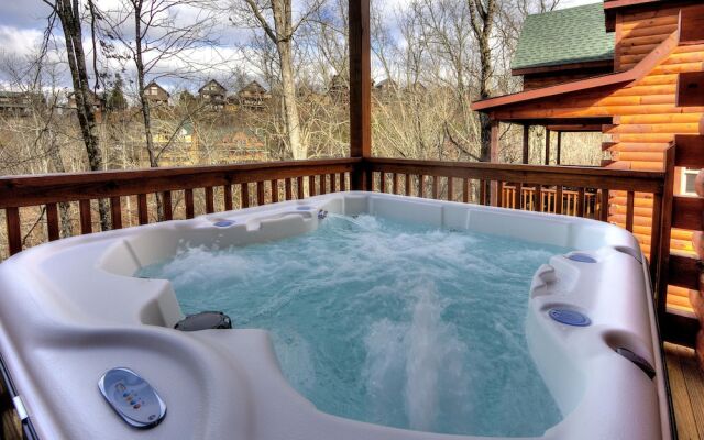 TOT NEW Cabin w/ Indoor Pool & HOT TUB Game Room & Video Wall in ...