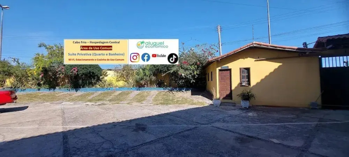 Hospedagem Central - Aluguel Economico - Cabo Frio