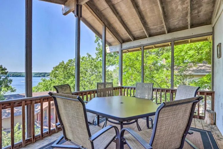 Screened Porch, Resort Perks: Osage Beach Cabin! - Gravois Mills, MO