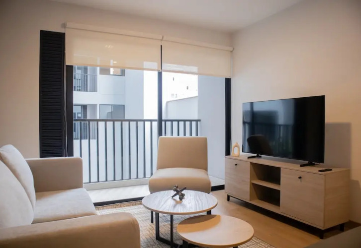 W Peaceful 1br W/ Perfect Balcony In Miraflores - Lima