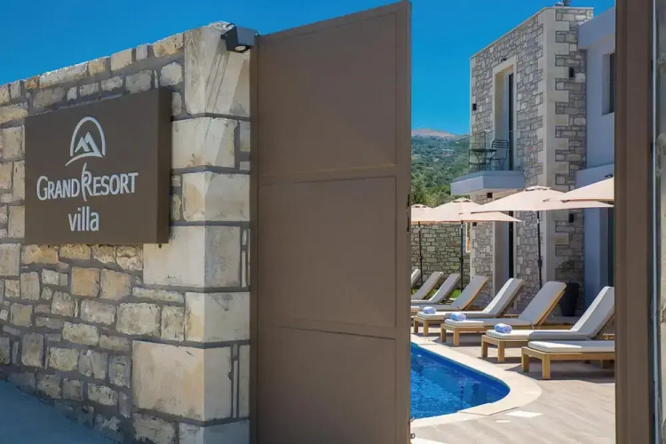 Grand Resort Villa In Eleftherna - Crete