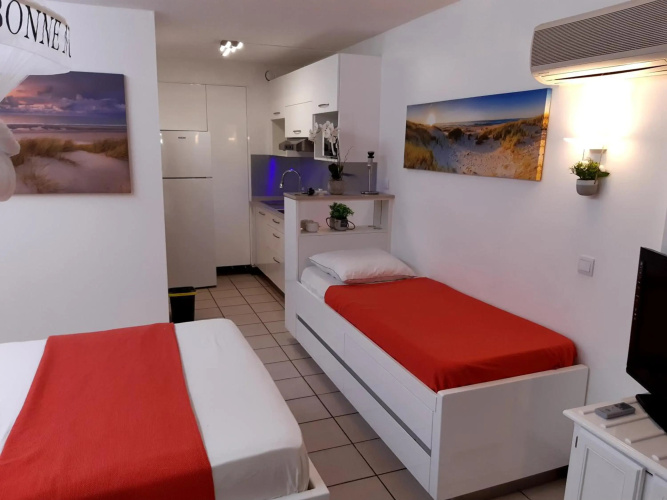 Studio Climatisé - Piscine-plage - 2 à 3 Personnes - Martinique