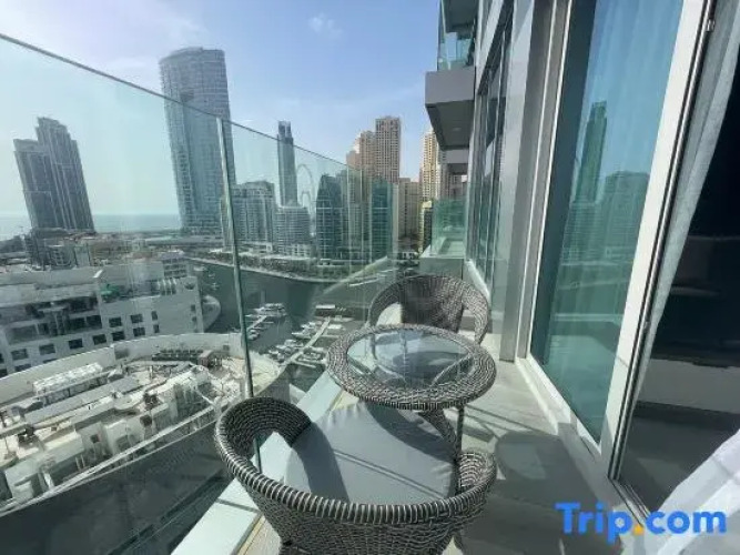 Dubai Marina Walk Gem Modern Apt With Pool & Gym Access, Steps To Beach & Metro - Dubai Marina