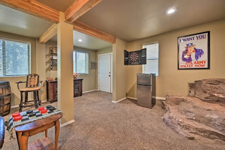 Pet-friendly Pine Cabin W/ Deck + Game Room! - Pine, AZ