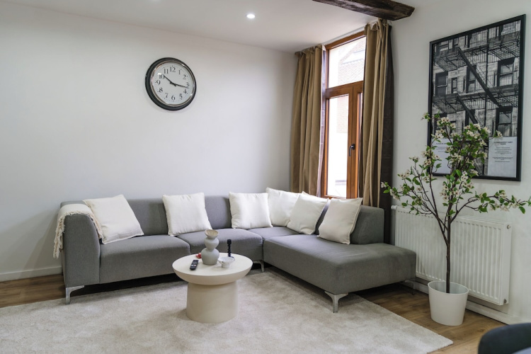 Modern 3br Apt For 6 With Patio Ghent - Gante