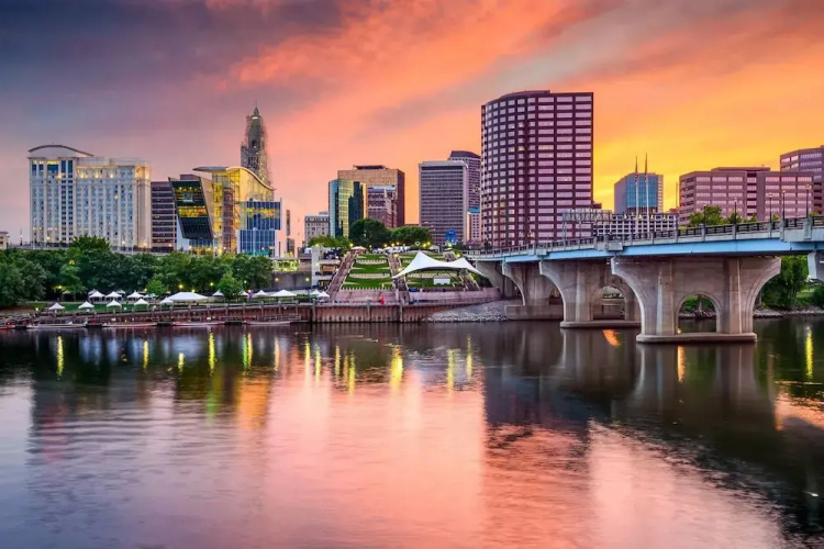 Landing In Downtown Hartford Near Dunkin' Park - Hartford, CT