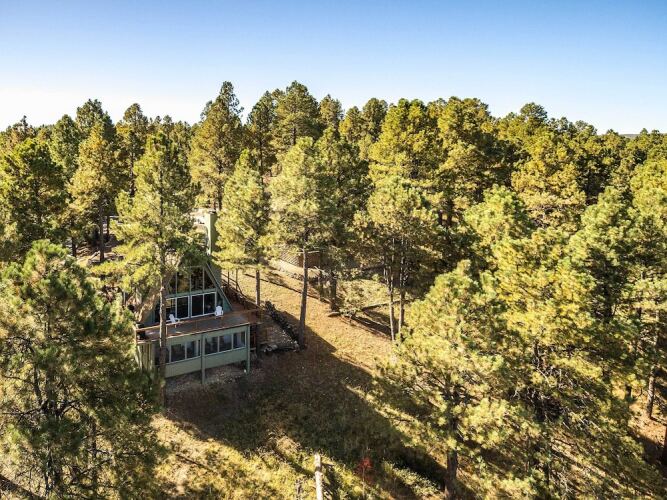 Flagstaff A-frame Cabin W/ Deck & Lovely Views! - Munds Park, AZ