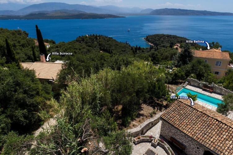 Scirocco And Folitsa Villas - Corfu