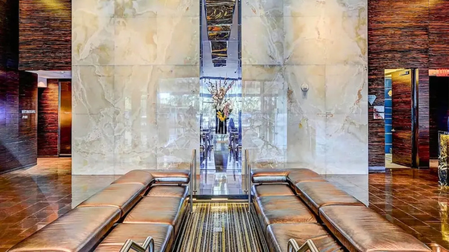 One Bedroom | 1.5 Baths & Living Room | Jet Tub – Palms Place Stripsuite - Las Vegas, NV