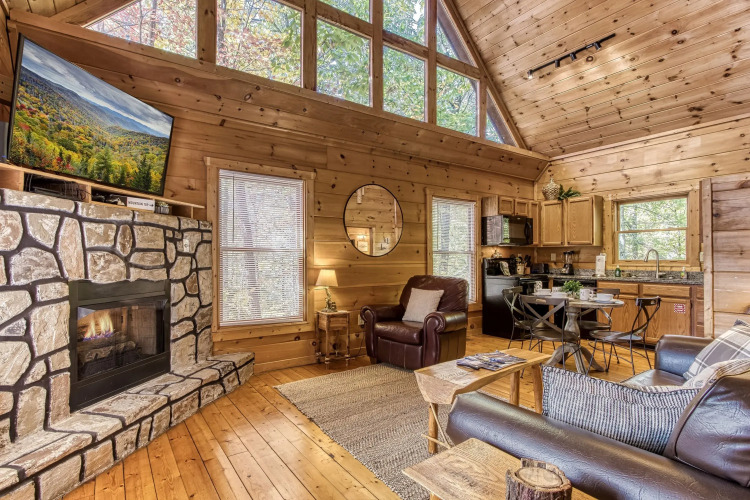 Dog Friendly Quiet Chalet Hot Tub Fireplace - Gatlinburg, TN