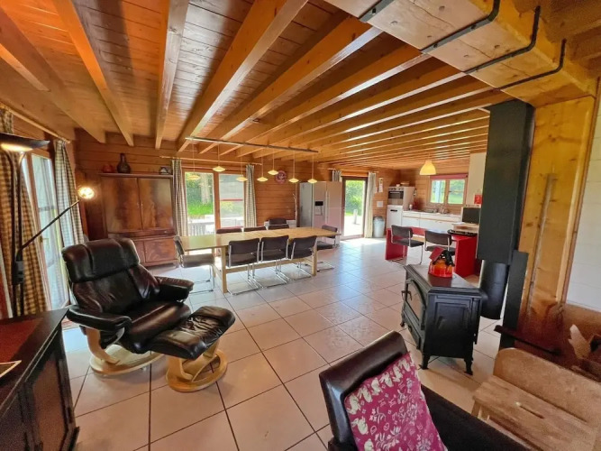 Chalet Just Outside Hampteau Offering Magnificent Views Across The Ourthe Valley - Marche-en-Famenne