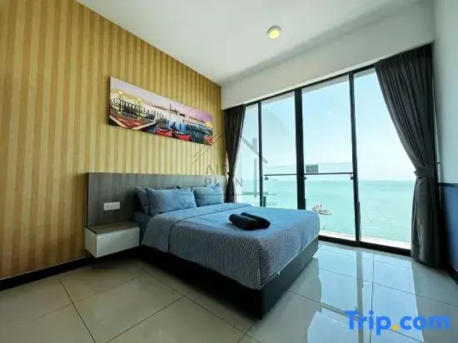 Pd D'wharf Duplex 3br - Full Seaview (Up To 12 Pax) - Port Dickson