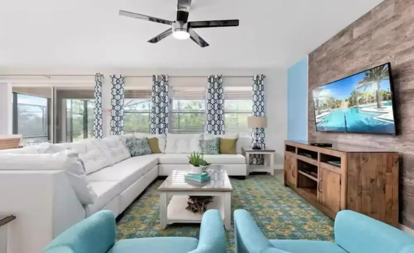 Solterra Resort!! Spacious House With Game Room, Private Pool And Movie Room!! - Davenport, FL