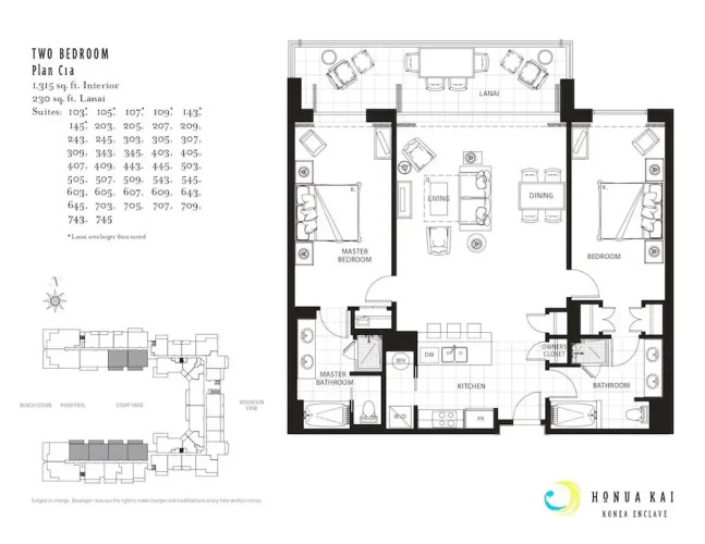 Honua Kai Konea Collection By Kbm - 3 Units On Same Floor (201/203/209) - Maui, HI