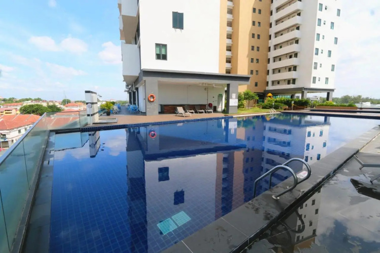 Pd D’wharf Seaview & Sunset Suite (Up To 3 Pax) - 포트딕슨