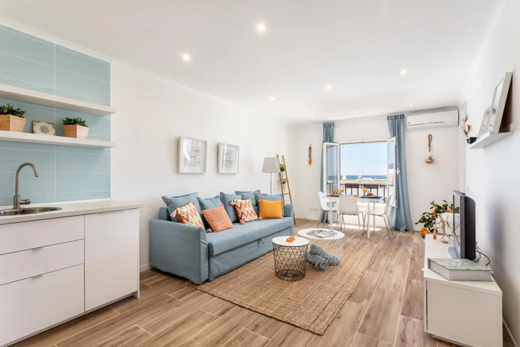 Modern Ocean View Apt 2 Min Walk To Beach - Quarteira