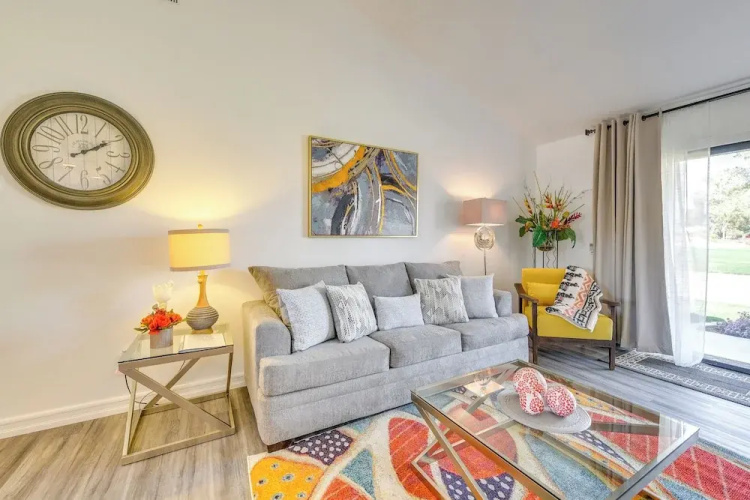 Furnished Patio + Resort Pools: Palm Desert Condo - La Quinta, CA
