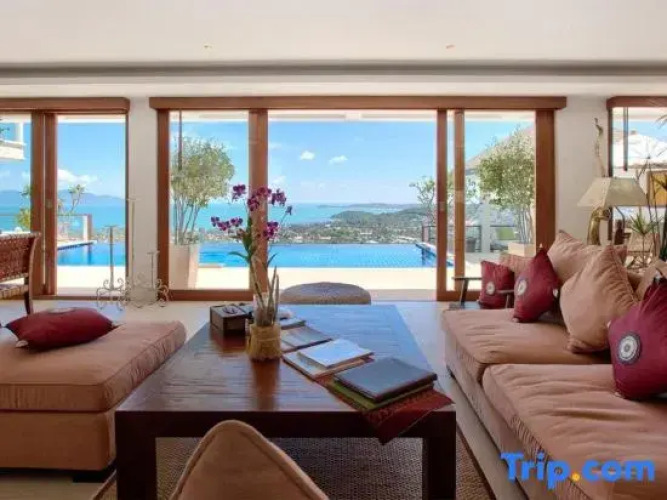 Hillside Baan Lealay 4 Bedrooms Bophut Hill Amazing Sea Views - Koh Samui