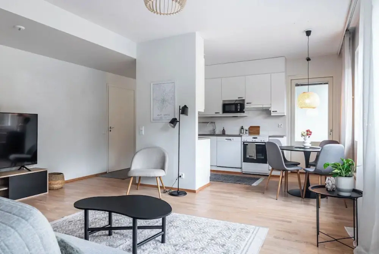 1br Apt With Sauna - Balcony - Parking - Lahti