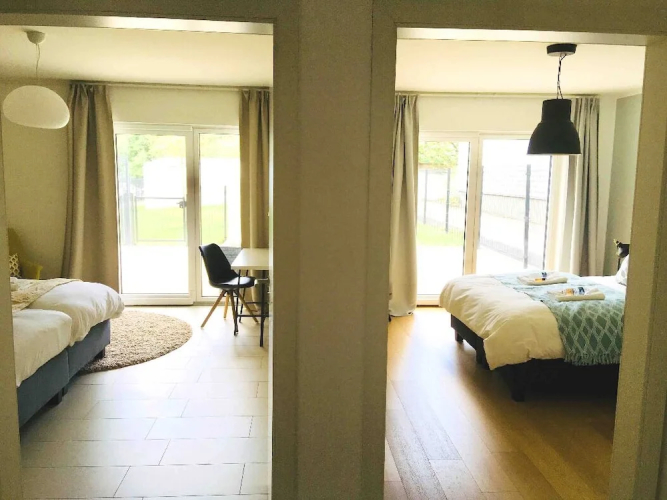 Large Retro Chic Flat 100m2 In City Center - Parking - Luxembourg