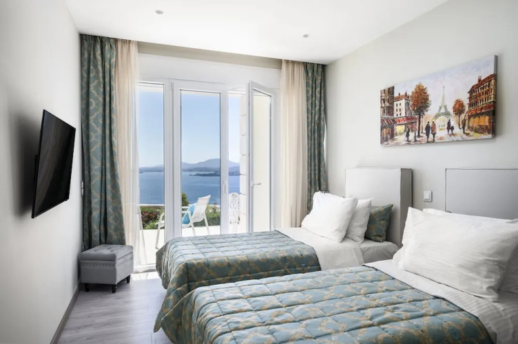 Villa Monte Leone By Konnect With Pool, Hot Tub, Spa Room & Stunning Seaview - 코르푸
