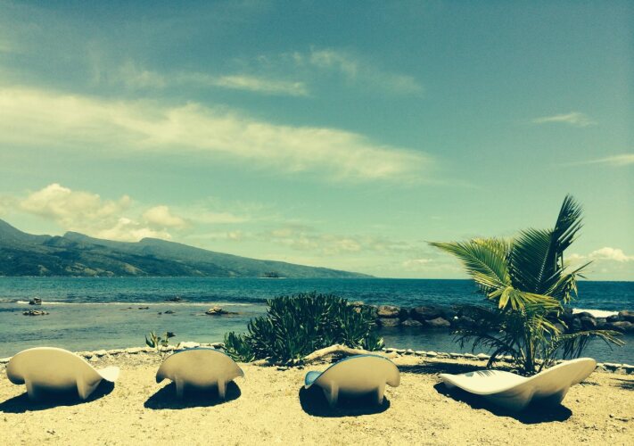 Punatea Village - タヒチ島