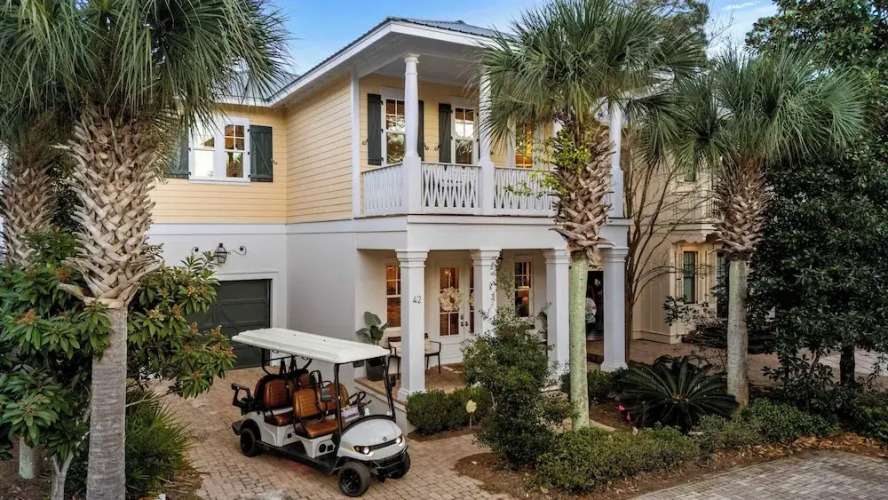 Seagrove Gardens Mins To The Beach Santa Rosa Retreat W Golf Cart A Design - Rosemary Beach, FL