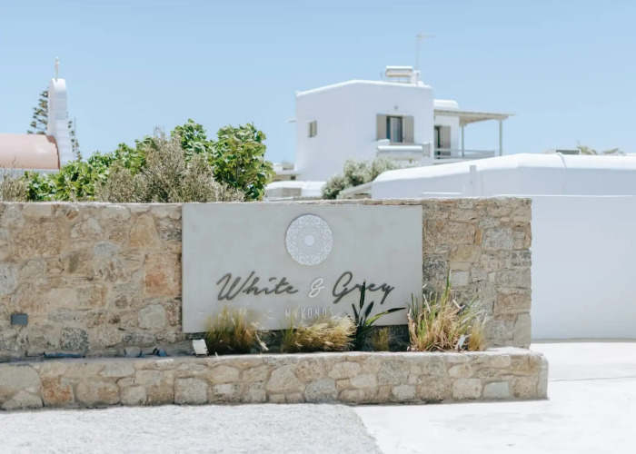 White And Grey - Mykonos Region