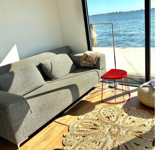 Modern Houseboat In Offingawier With Terrace - Sneek