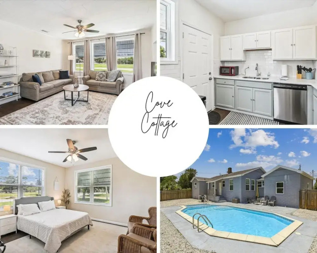 Cove Cottage - 3 Bedroom W/private Pool. Sleeps 6. Quiet Community, Close To Fishing Marinas. 3 Home By Redawning - Panama City