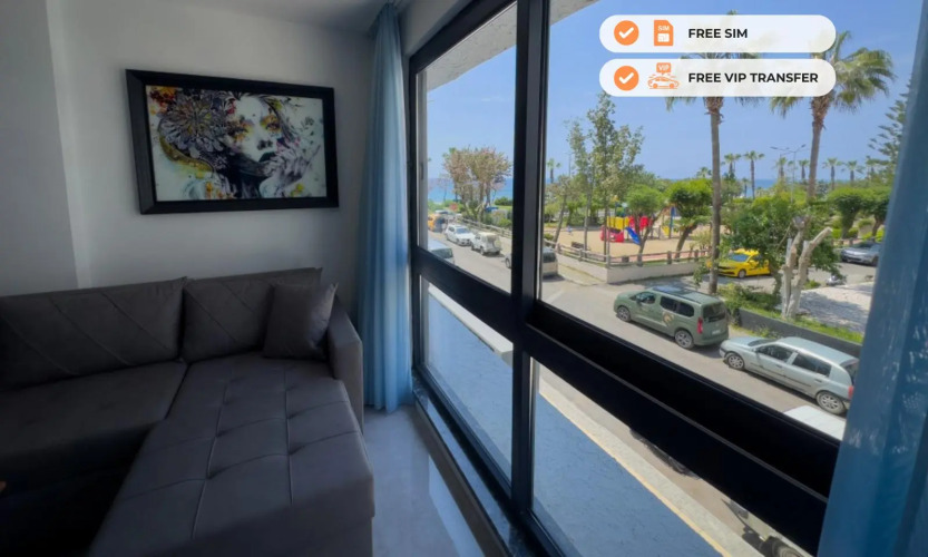 1+1 Qoople Litus 6 V 20 Metrah Ot Morya Apartments - Alanya
