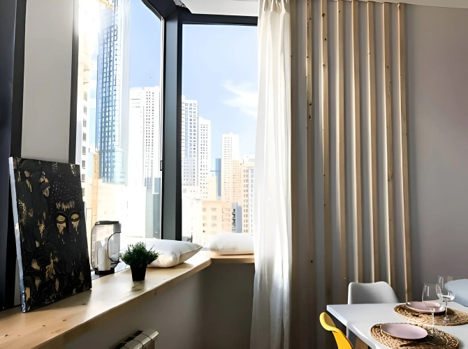 Skandinaviya Three-room Apartment With A Gorgeous View Of Moscow City Apartments - Moscú