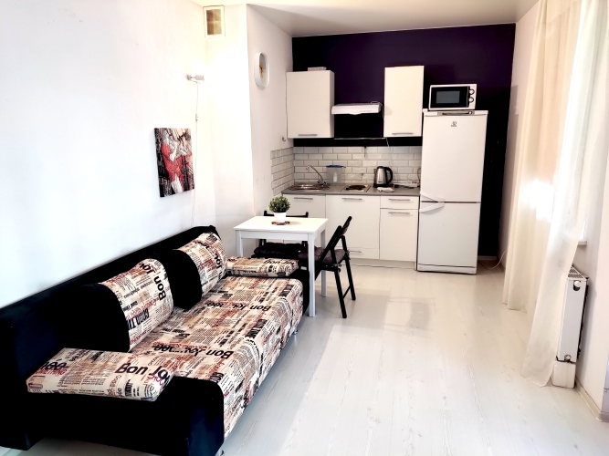 Studiia U Finskogo V 2 Stantsiiakh Ot Nevskogo Apartments - Saint Petersburg