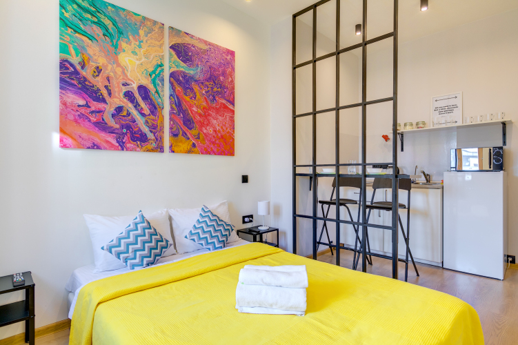 Stylish Studio On Arbat Axis.moscow Arbat Flat - Moscow