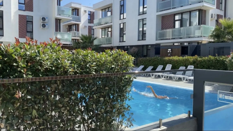 Green Palace 4 S Podogrevaemym Basseynom Krugly God Apartment - Sochi