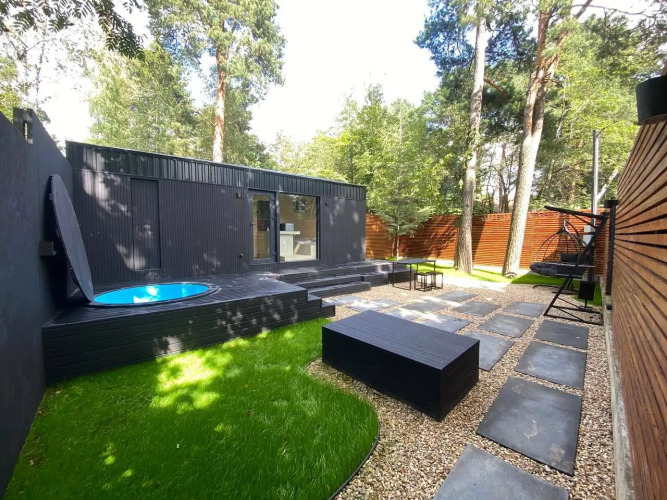 Chastny Dom Domik Dlya Otdykha Vdvoyem, S Saunoy, Kupelyyu, Mangalom I Dizaynerskoy Territoriey Private House - Moskau