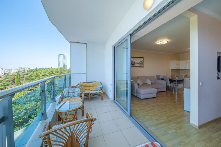 Dvukhkomnatnaya S Panoramnym Vidom Na More I Basseynom Rama Flat - Sochi