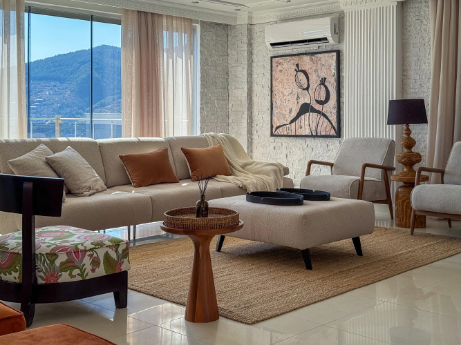 Qoople Villa Toskana Panoramnaya Villa S Vidom 360 Na Alaniyu, More I Krepost Kale Villa - Alanya