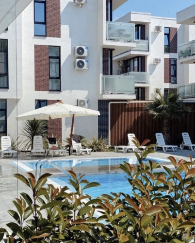 Green Palace 10 S Podogrevaemym Basseynom Krugly God Apartment - Sochi