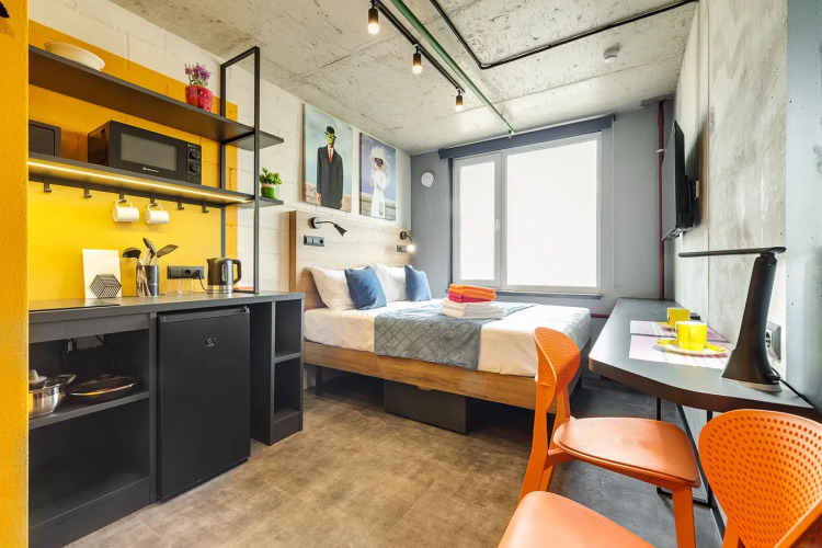 Dizaynerskie Vertical Ordzhonikidze, 44a U Metro Moskovskaya Flat - San Pietroburgo