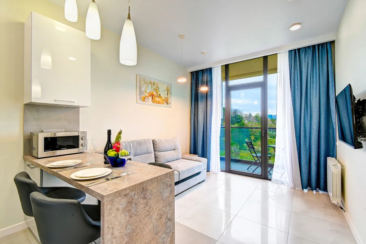 Deluxe S Vidom Na More V Zhk Metropol Flat - Sochi