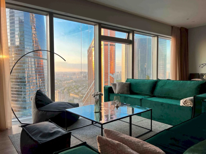 Moskva Siti Liberty 54 Etazh 2 Komnaty Apartments - Moscú