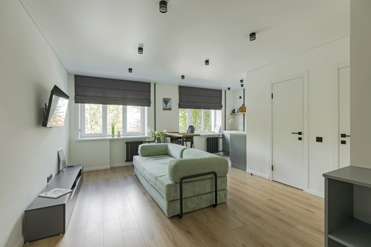 S Dizaynerskim Remontom Na Krasnoy Flat - Minsk