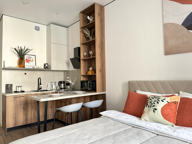 Uyutnaya Studiya Ryadom S Akvaparkom I Chashey Apartments - Казань