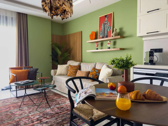 2+1 Qoople Elize 29 Boho Style V Premium Lokatsii Apartments - Alanya