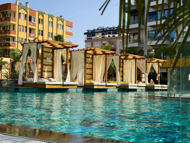 1+1 Qoople Cebeci Towers C-10 S Vidom Na Gory Apartments - Mahmutlar