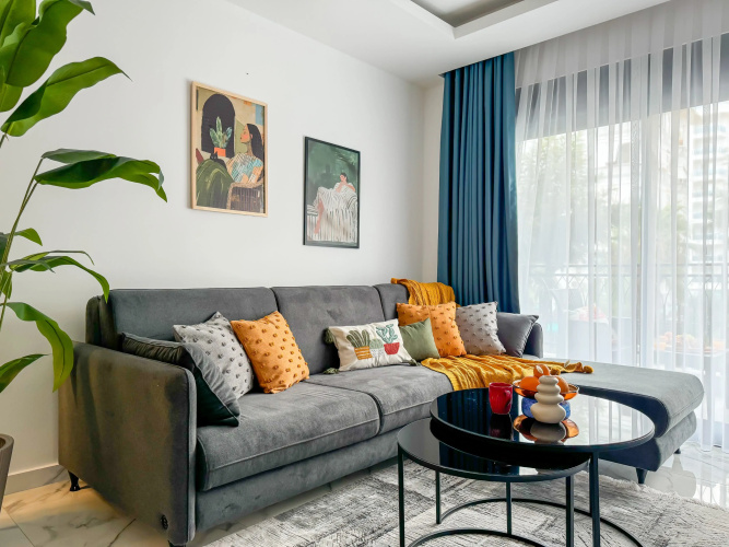 1+1 Qoople Elize 08 Apart Ryadom S Plyazhem Kleopatra Flat - Alanya