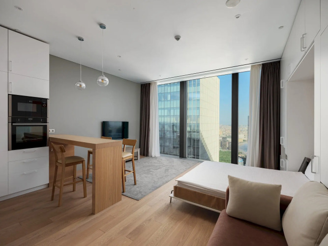 Moskva Siti Uyutnaya Studiya 58 Etazh Apartments - Moscow