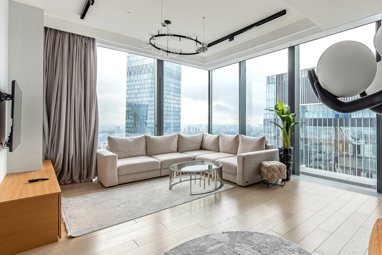 Moskva Siti Trekh Komnatnye Uglovoy Vid Apartments - Moscou